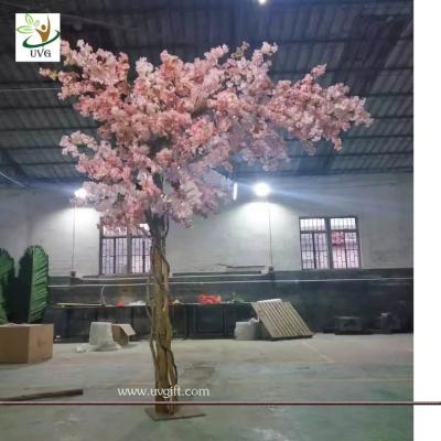 China 11ft Pink Artificial Cherry Blossom Tree UVG CHR157 for Wedding Decoration for sale