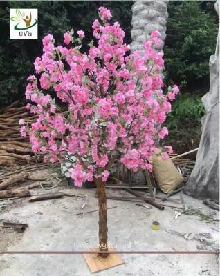 China UVG customized small artificial cherry blossom tree uk for wedding table decorations CHR159 for sale