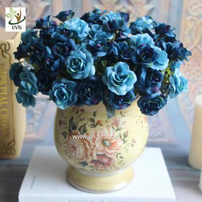 China UVG Silk Rose Wedding Centerpieces FRS67 12 Stems Bulk Fake Bouquets for Party Table Decoration for sale