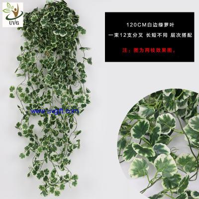 China UVG 120cm Artificial Ivy Vine Silk Leaves Fake Plant for Home Garden Wall Decoration AHP01 for sale