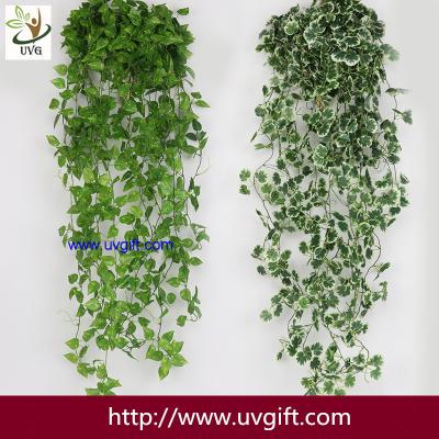China UVG 90cm Artificial Grape Vine Garland Plastic Ivy Leaf for Garden Decoration BHP01 for sale