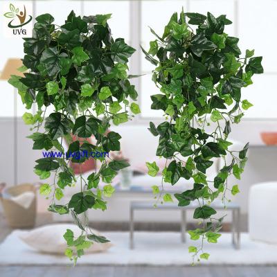China UVG 1m Green Hanging Faux Ivy Plastic Vine Leaves Interior Decoration CHP01 for sale