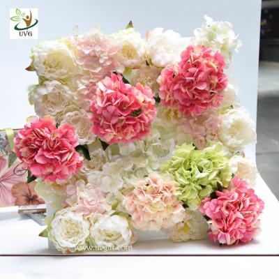 China Artificial Silk Rose Wall with Peony Flowers for Wedding Décor CHR1143 2m for sale