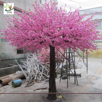 China UVG 10ft Pink Peach Blossom Artificial Tree Indoor Wedding Decoration CHR160 for sale
