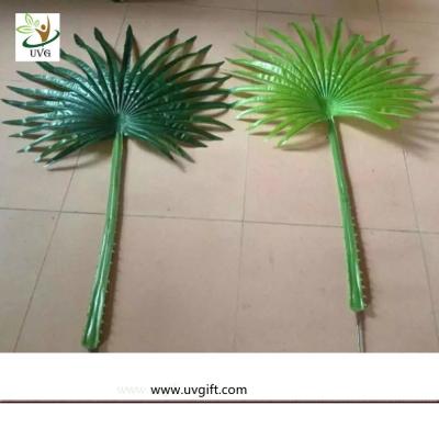 China UVG Eco-Friendly Artificial Fan Palm Leaves for Indoor Tree Decoration PTR063 1.2m for sale