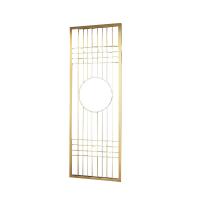 China Custom Hand Polished Decorative Metal Panels 1.5mm Stainless Steel Wall Covering Room Divider for sale