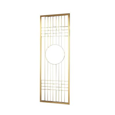 China Custom Hand Polished Decorative Metal Panels 1.5mm Stainless Steel Wall Covering Room Divider for sale