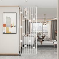 China Customized Decorative 304 Stainless Steel Metal Screen Partition Room Divider for sale