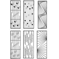 China PVD Coated Stainless Steel Decorative Room Divider Partition Panel 1.2mm for sale