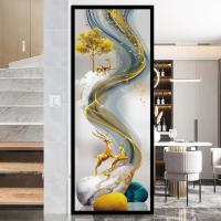 China Decorative Perforated Metal Room Divider PVD Coating Stainless Steel Custom Size for sale