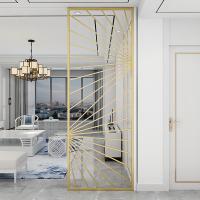 China Stainless Steel Decorative Metal Screen Panel 1200x2400mm Custom Laser Cut Room Divider for sale