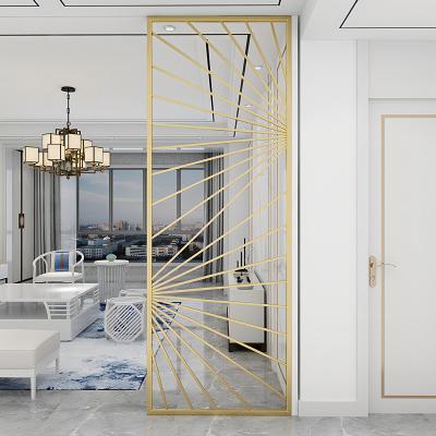China Stainless Steel Decorative Metal Screen Panel 1200x2400mm Custom Laser Cut Room Divider for sale