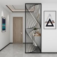 China Laser Cut Decorative Metal Room Divider Screen for Hotel Restaurant Custom Size for sale