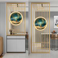 China PVD Coating Decorative Metal Wall Panels Customized Room Partition Screen 1200x2400mm for sale