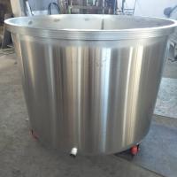 China Big Capacity SS 304 Water Tank STEP Drawing Oil Storage Containers for sale