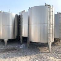 China Big Capacity SS 304 Water Tank STEP Drawing Oil Storage Containers for sale