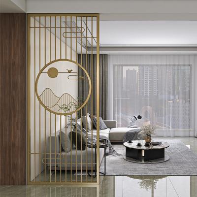 China Decorative Metal Wall Partition Stainless Steel Room Divider Custom Size 1200x1800mm for sale
