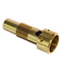 China Brass CNC Lathe Parts Precision Machined Components 0.002mm Tolerance Custom OEM for sale