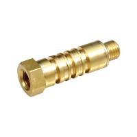 China Brass CNC Lathe Parts Precision Machined Components 0.002mm Tolerance Custom OEM for sale