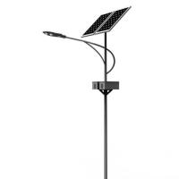 China Outdoor Solar Led Street Light With Battery Panel 6000K for sale