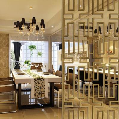 China Customizable Stainless Steel Room Divider Metal Screen Partition 125 USD per SQM for sale