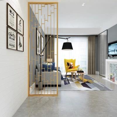 China Stainless Steel Screen Room Divider Partition Decorative Metal Panel 125 USD per sqm Custom Size for sale