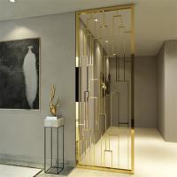 China Customized Stainless Steel Decorative Metal Room Divider 125 USD per sqm ISO9001 for sale