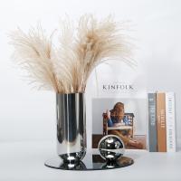 China Flowerpot Stainless Steel Vase with Smooth Surface for sale