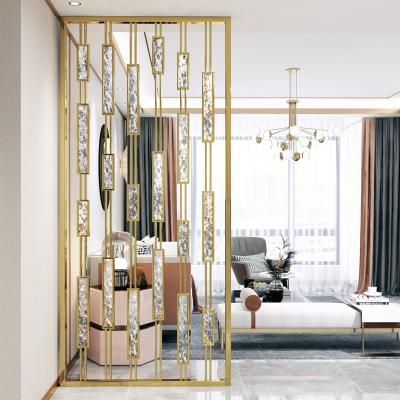 China Customized Nordic Stainless Steel Screen Partition Room Dividers 125 USD per Sqm Indoor Decoration for sale