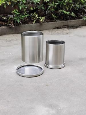 China Custom Stainless Steel Square Round Vase Indoor Outdoor Rust Resistant 304 for sale