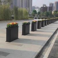 China High Durability Customizable Stainless Steel Flowerpot Easy Maintenance for sale