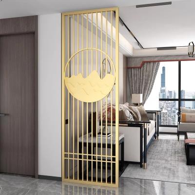 China Customizable Stainless Steel Room Divider Screen XGR01 3mm Thickness Indoor Decorative Metal Panel for sale