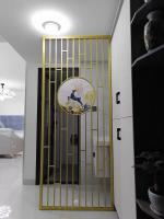 China Stainless Steel Screen Partition Room Divider Decorative Metal Panel Self Installation for sale