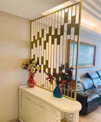 China Stainless Steel Room Divider Indoor Metal Partition Panel 3Pcs MOQ Contemporary for sale