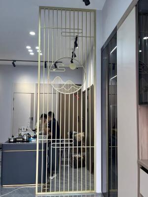 China Customizable Stainless Steel Screen Partition Room Dividers 3mm Thickness Indoor Decorative Metal Panel for sale