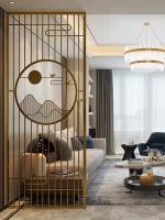 China Customizable Stainless Steel Room Divider 125 USD Sqm Indoor Decorative Metal Screen for sale