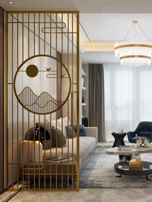 China Customizable Stainless Steel Room Divider 125 USD Sqm Indoor Decorative Metal Screen for sale