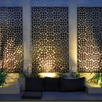 China Customizable Stainless Steel Room Divider Screen 3 Panels Modern Home Partition for sale