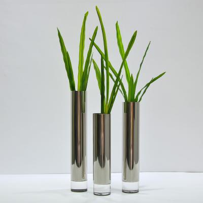 China Customizable Stainless Steel Flowerpot Strong Anticorrosion Square Round 10 Pieces MOQ for sale