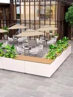 China Custom Stainless Steel Flowerpot High Rust Resistance Square or Round 10 Pieces MOQ for sale