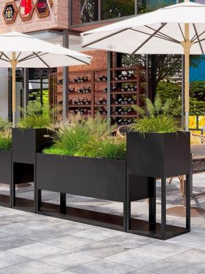 China Custom Stainless Steel Flowerpot Strong Anticorrosion Indoor Outdoor 10 Pieces MOQ for sale
