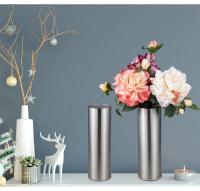 China Custom Stainless Steel Flowerpot Square Round Indoor Outdoor Rust Resistant 10 Pieces MOQ for sale
