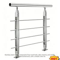 China Stainless Steel Handrail 1-6m Length 1-2mm Thickness Indoor Outdoor Anti Corrosion Durable for sale