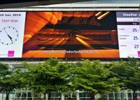 China P10mm 1R1G1B Outdoor Advertising LED Display Screen for sale