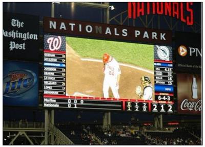 China IP65 Full Color P10mm Stadium Perimeter LED Display for sale