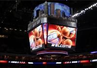 China Cube Basketball 1R1G1B P6mm Stadium Perimeter LED Display for sale