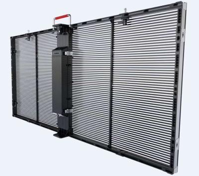 China Die Cast Aluminum Cabinet SMD2121 Outdoor Transparent LED Screen for sale