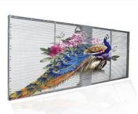 China P10mm 75% Transparency ROHS Outdoor Transparent LED Screen for sale