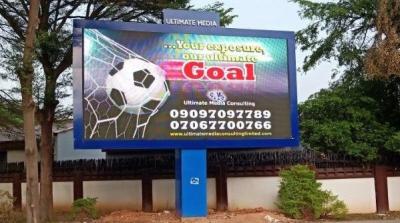 China SMD3535 P10mm High Brightness Street Pole Advertising Boards for sale