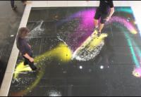 China Die Casting Alumium P6.25mm 1R1G1B Interactive LED Floor Screen for sale